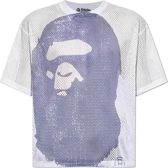 A Bathing Ape A Bathing Ape, Homme, Tops, Blanc, Taille: S T-shirt transparent