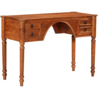 vidaXL Schreibtisch mit Schubladen 110x50x76 cm Massivholz Akazie vidaXL