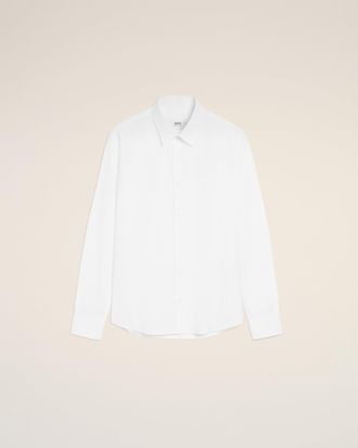 Ami Chemise Blanche Tailor En Popeline De Coton Blanc - 36 - Homme
