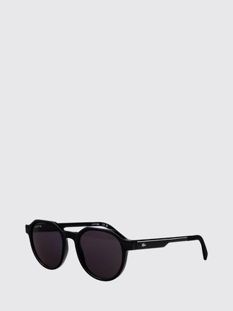 Lacoste Lunettes de soleil aviateur en ac&eacute;tate &eacute;caille de tortue avec logo monogramme