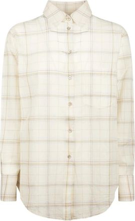 Forte_Forte Femme, Blouses et Chemises, Beige, Taille: 40 FR BCI Crepe Voile Shirt