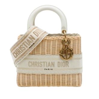 Dior Sac &agrave; main Lady Dior Pre-owned - Femme - Pre-owned - Beige - Taille: ONE Size
