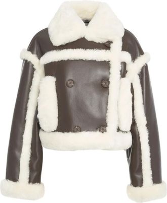 Stand Studio Stand Studio, Femme, Vestes, Brun, Taille: 38 FR Kristy Jacket