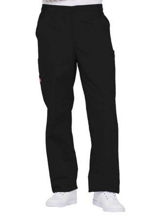 Dickies Herren Signature Elastische Taille Scrubs Pants - Pantaln Mdico Exclusivo Con Cintura Elstica 4. Slang Medizinische Schlupfhose, Schwarz, XL EU