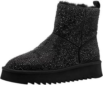 Tamaris Femme Damen WL Boot 1-26839-45 Botte de Neige, Black Glam, 38 EU