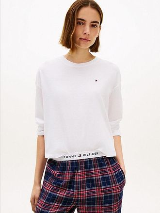 Tommy Hilfiger T-shirt de pyjama Essential manches longues