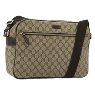 Gucci Sac bandouli&egrave;re vintage GG Canvas Pre-owned - Femme - Pre-owned - Brun - Taille: ONE Size