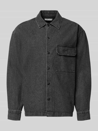 Wood Wood Relaxed Fit Hemdjacke mit Brusttasche Modell David