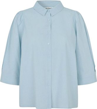 Lollys Laundry Femme, Blouses et Chemises, Bleu, Taille: 40 FR BonoLL Shirt SS
