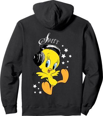Looney Tunes Kinder Tweety Kopfhörer Pullover Hoodie