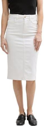 Tom Tailor 1046439 Jupe midi, 10315-Whisper White, 38 Femmes