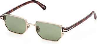 Tom Ford Homme, Accessoires, Jaune, Taille: 51 MM Liam-02 Lunettes de soleil