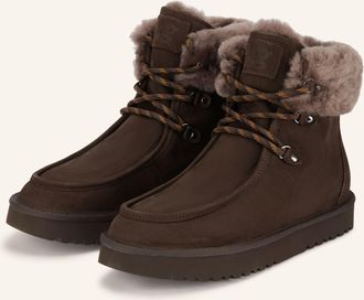 Paul Green Schn&uuml;rboots braun