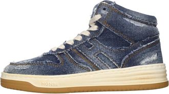Hogan Femme, Chaussures, Bleu, Taille: 37 1/2 EU H630 High Top