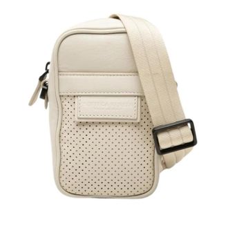 Bottega Veneta Pre-owned Perforated Leather Crossbody Bag - - Pre-owned - Damen - Beige - ONE SIZE