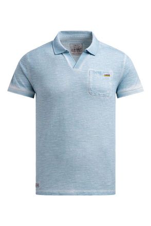 Camp David Poloshirt mit Seitenschlitze
