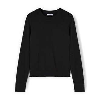 Motivi Femme, Pulls, Noir, Taille: 42 FR Haut en maille de viscose avec finitions ton sur ton
