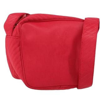 Saint Laurent Pre-owned Nylon Schultertasche - - Pre-owned - Damen - Rot - ONE SIZE