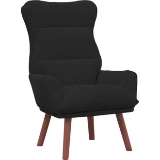 vidaXL Entspannungsstuhl Schwarz 69 x 74 x 93 cm Samt Vidaxl
