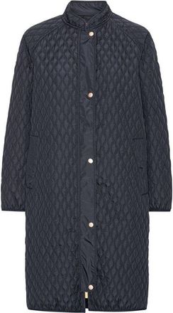 Ilse Jacobsen Steppjacke ALLY06 Modischer Oversize-Steppmantel mit Stehkragen und Raglan&auml;rmeln