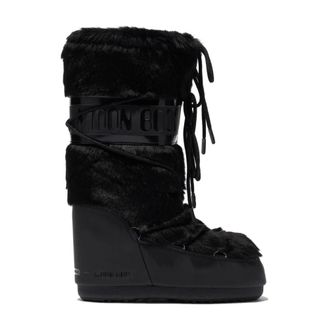 Moon Boot Icon Faux Fur Boot - - Shoes - Damen - Schwarzk - 35 EU
