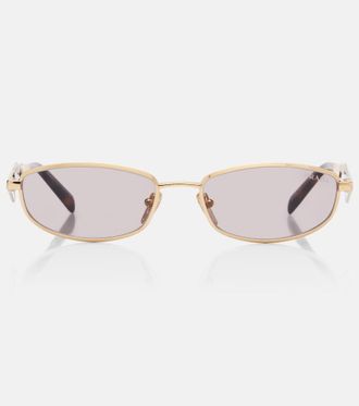 Prada Ovale Sonnenbrille Prada Cartiglio