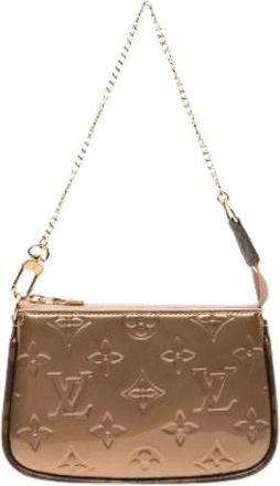 Louis Vuitton Mini Pochette Accessoires Pre-owned - Femme - Pre-owned - Brun - Taille: ONE Size