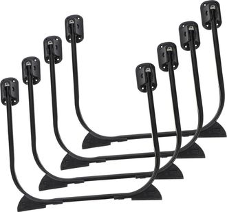 Soimiss 4stücke Metall Tischbeine U-förmig Klappbar Schwarz Für Schreibtische Esstische Werkbänke Mit Hoher Tragfähigkeit Leicht Zu Montieren Langlebig Korros