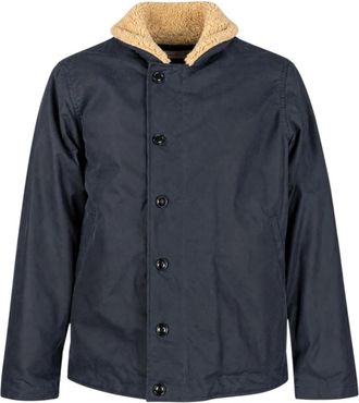 CHESAPEAKE'S Veste de pont Wilson en coton cir&eacute; HS - Homme - Vestes - Bleu - Taille: L