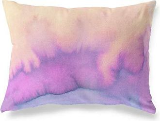 Bonamaison Le Jardin du Lin Kissen Zierkissenbezug Aquarell Thema Kissenbezug, Weich Bequem, Für Zuhause Autos Büro Sofa Wohnzimmer Couch Schlafzimmer Dekor, 35x