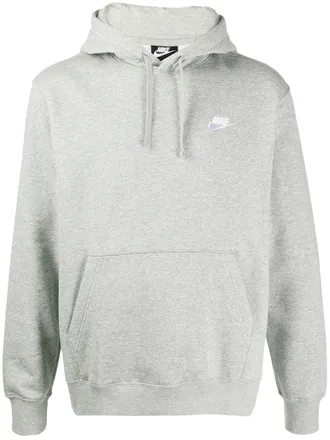 Nike sweat Club &agrave; capuche classique - Gris