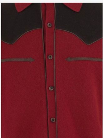Guest In Residence Knit Western Shirt - Red