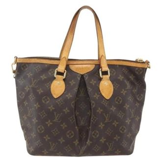 Louis Vuitton Sac &agrave; main en cuir doccasion - Femme - Pre-owned - Brun - Taille: ONE Size