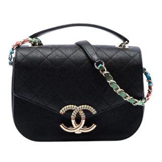 Chanel Pre-owned Quilted Caviar Leather Satchel - - Pre-owned - Damen - Schwarzk - ONE SIZE