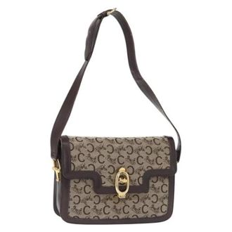 Celine Pre-owned Vintage Canvas Schultertasche - - Pre-owned - Damen - Beige - ONE SIZE