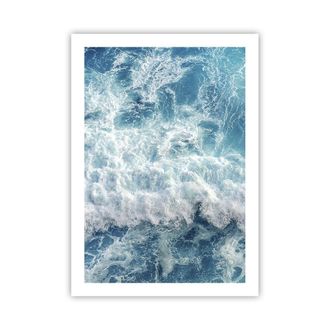 Arttor Wandposter Art Prints 50x70cm Poster ohne Rahmen Meer Welle Ozean Küche Wanddeko Bild Wand Kunstdruck Deko Wandbilder Dekoration Wohnzimmer Schlafzimm