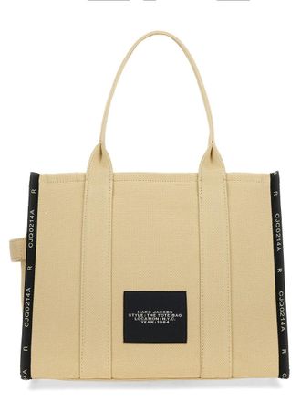 Marc Jacobs Womens Tote Bag The Beige Cotton Handbags Hand