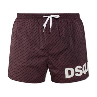 Dsquared2 Badeshorts mit Monogramm - - Swimwear - Herren - Rot - S