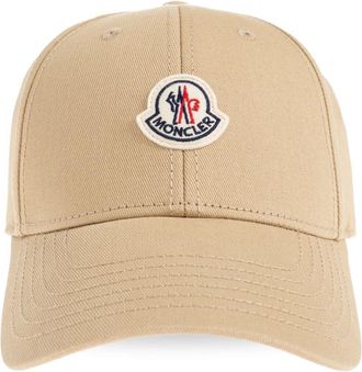 Moncler Femme, Accessoires, Beige, Taille: ONE Size Casquette de baseball avec logo
