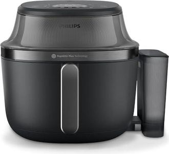 Philips Steam Airfryer 5000 Series Hei&szlig;luftfritteuse mit Dampfgar-Funktion, Steam, Airfry, SteamFry, 7.2 L, Sichtfenster, PFAS-freie Keramikbeschichtung, auto