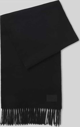 HUGO BOSS Schal mit Logo-Patch Modell D-SCHAL