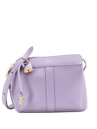 Celine Teen Cabas De France Bag Leather Small shoulder bag - Violet
