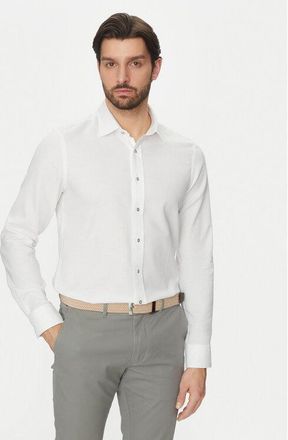 Michael Kors Hemd MK0DS01556 Weiß Slim Fit