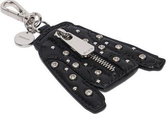 Pinko Schlüsselanhänger Charm Hoodie Microbibra AI 25-26 PCPL 105866 A31U Schwarz