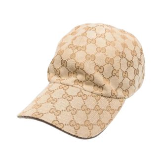Gucci GG Supreme Baseball Cap - - Accessories - unisex - Beige - L