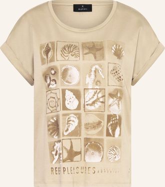 Monari Monari T-Shirt Mit Schmucksteinen beige