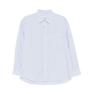 Dunst Gestreiftes Hemd - - Blouses & Shirts - Damen - Blau - L
