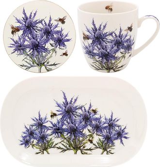 Lesser & Pavey Distel-Tassen-Untersetzer-Set