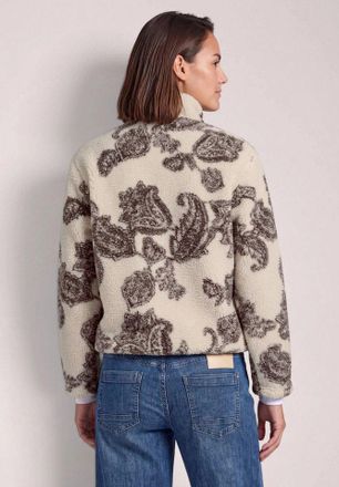 Cecil Fellimitatjacke mit Paisley Muster