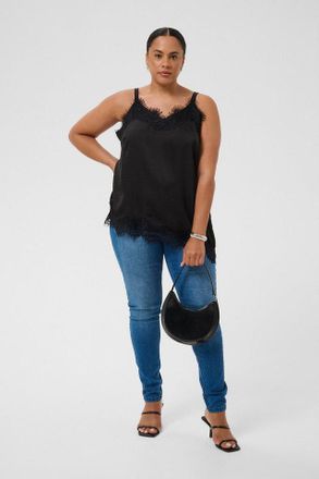 Kaffe Curve Blusentop &Auml;rmellose Bluse KCjanie Gro&szlig;e Gr&ouml;&szlig;en
